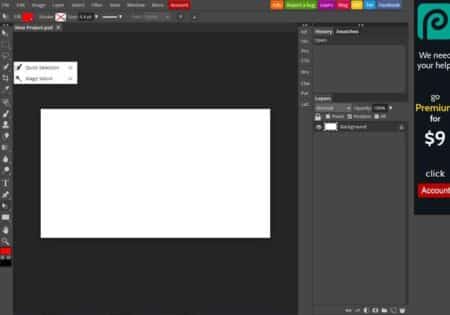Photopea - Le clone gratuit de Photoshop