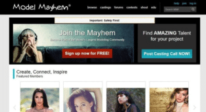 Model Mayhem - Guide pour trouver les modèles