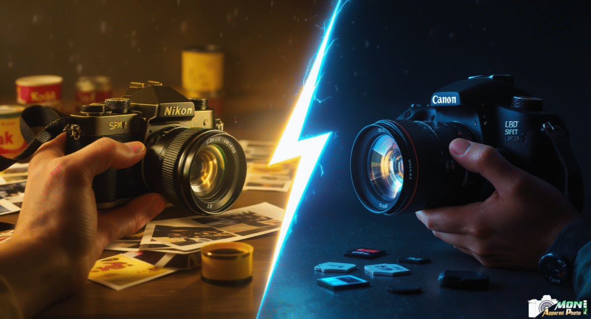 Différence SLR et DSLR : argentique vs numérique